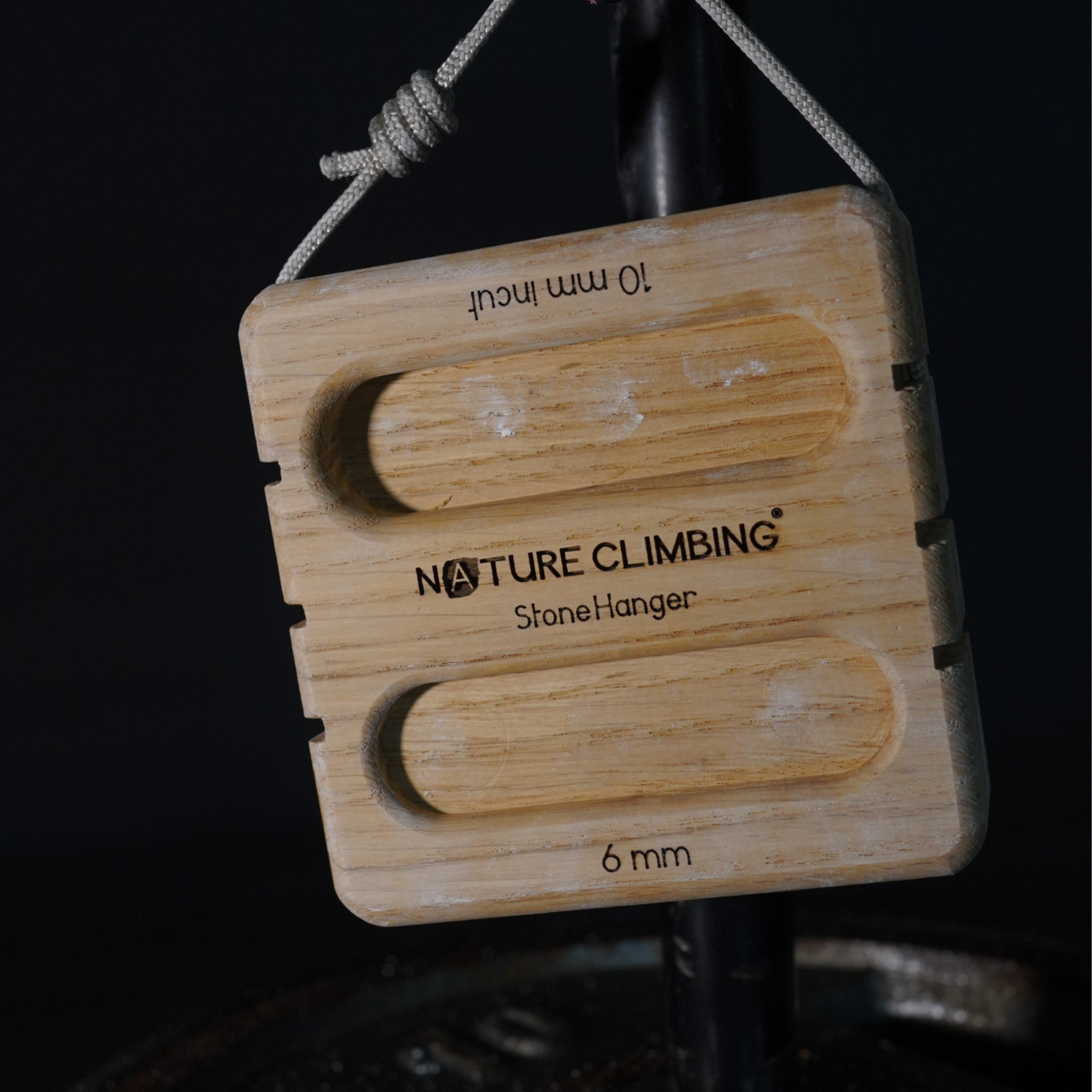 Nature Climbing Stone Hanger - Granite - Portable Hangboard