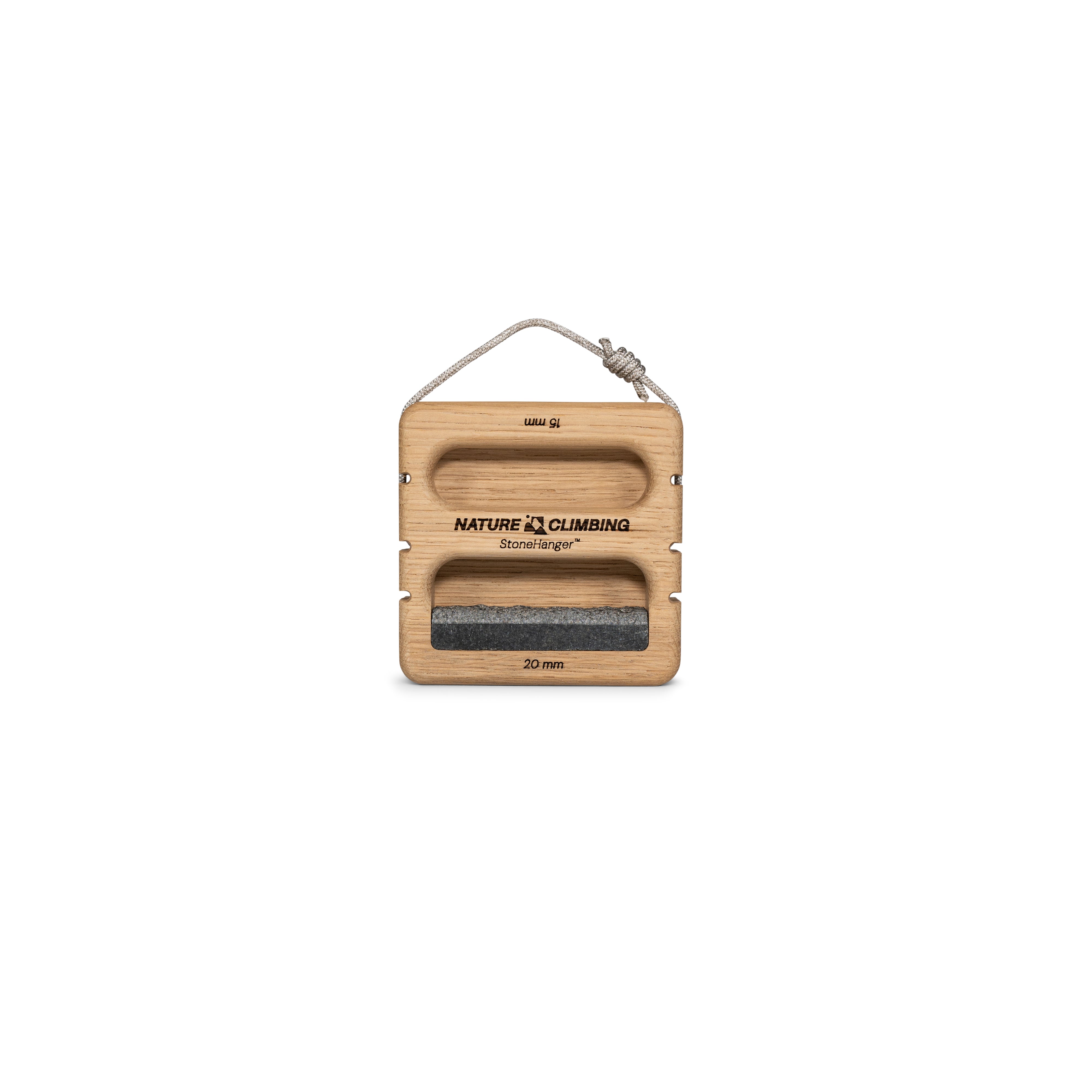 Nature Climbing Stone Hanger - Granite - Portable Hangboard
