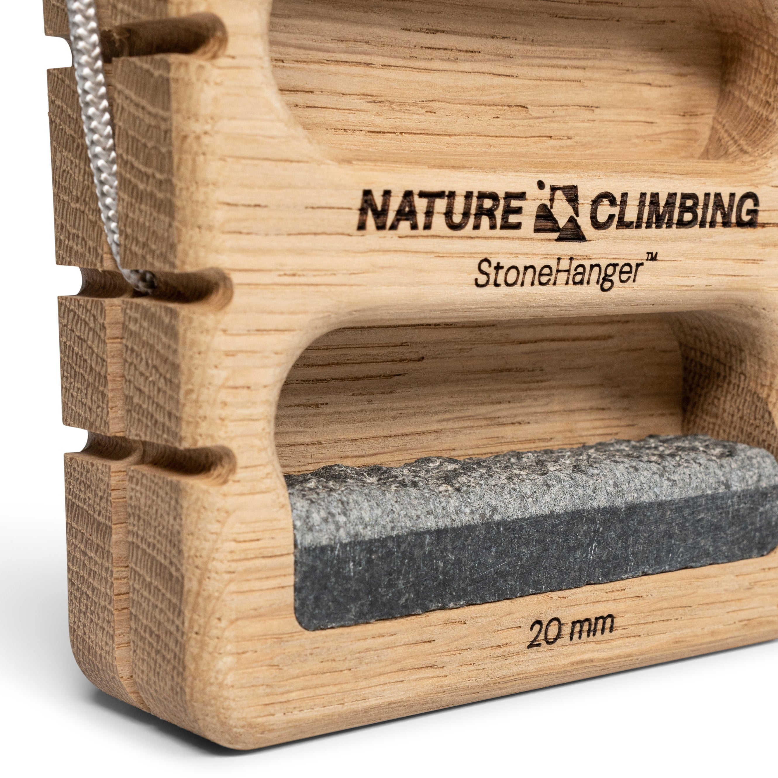 Nature Climbing Stone Hanger - Granite - Portable Hangboard